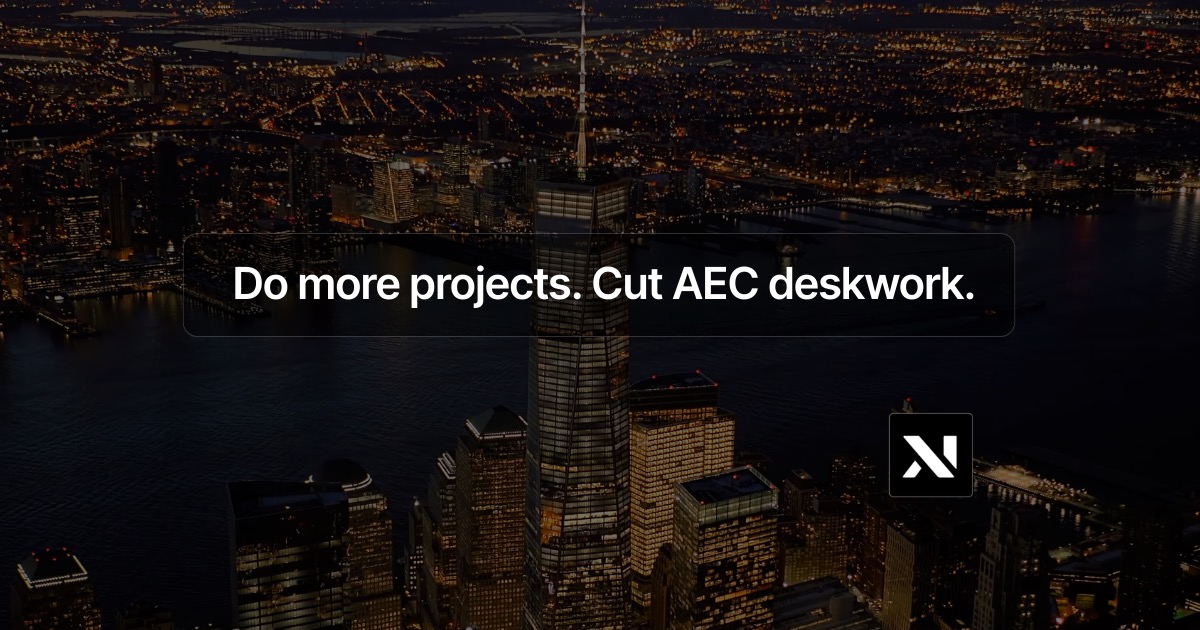 Nextworks - AI for AEC Firms to cut deskwork and do more projects